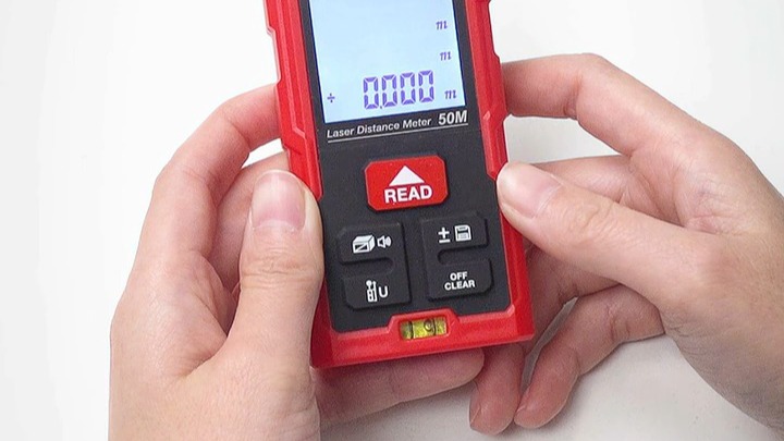 德力西DB2测距仪:可调基准,自动存99组数据