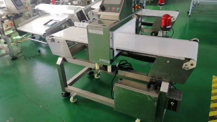 食品倾斜翻板剔除型金检机面包吐司金属检测机器金属探测设备供应...