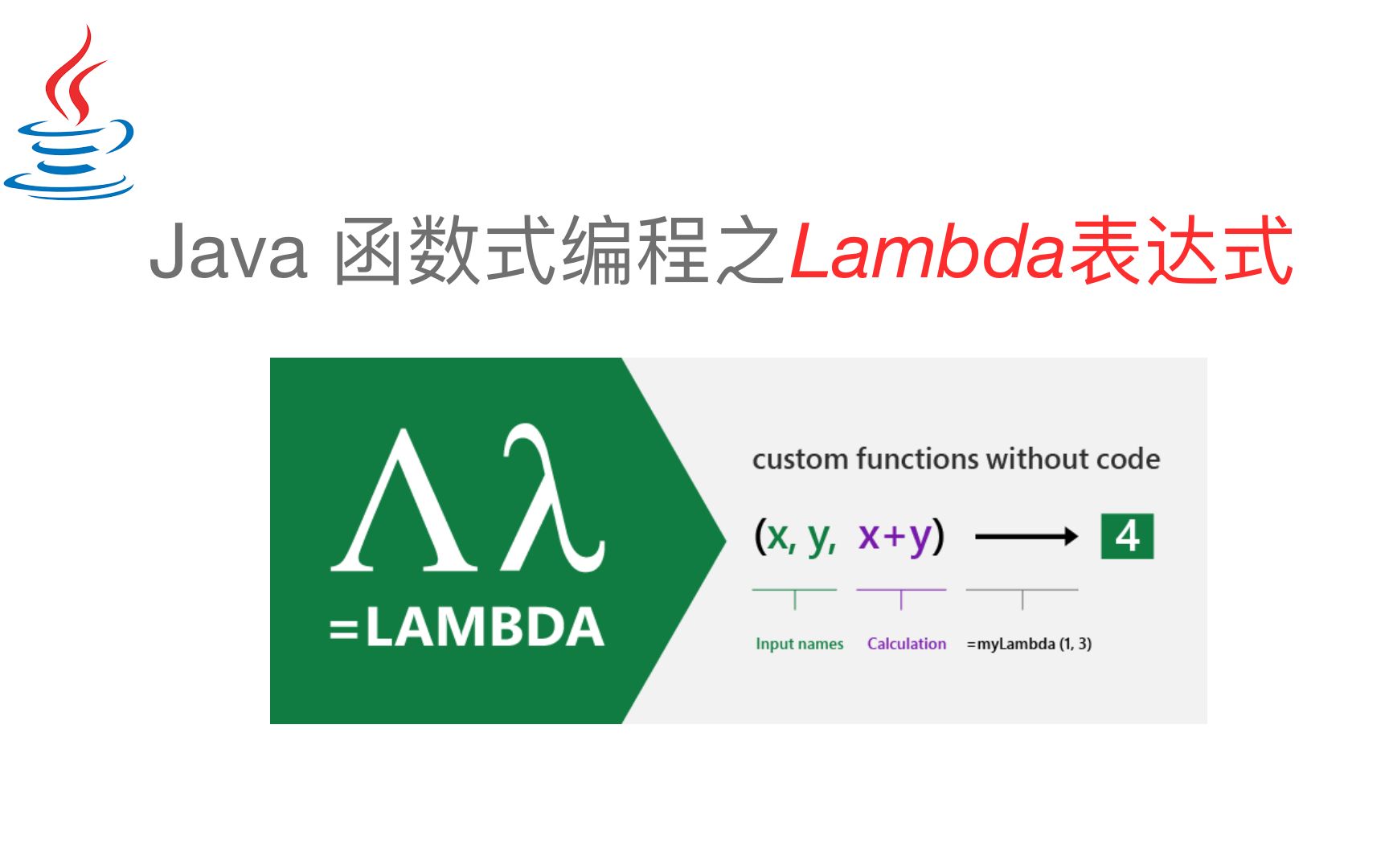 Java函数式编程之Lambda表达式【快速入门】