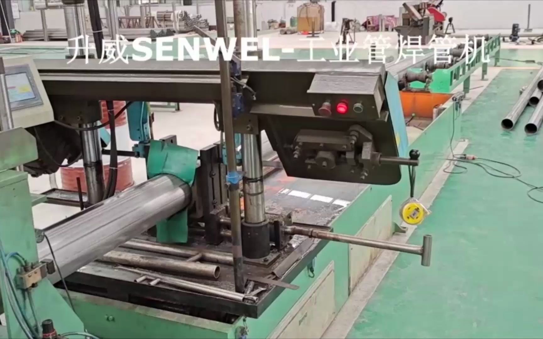 大型工业管焊管机设备生产线