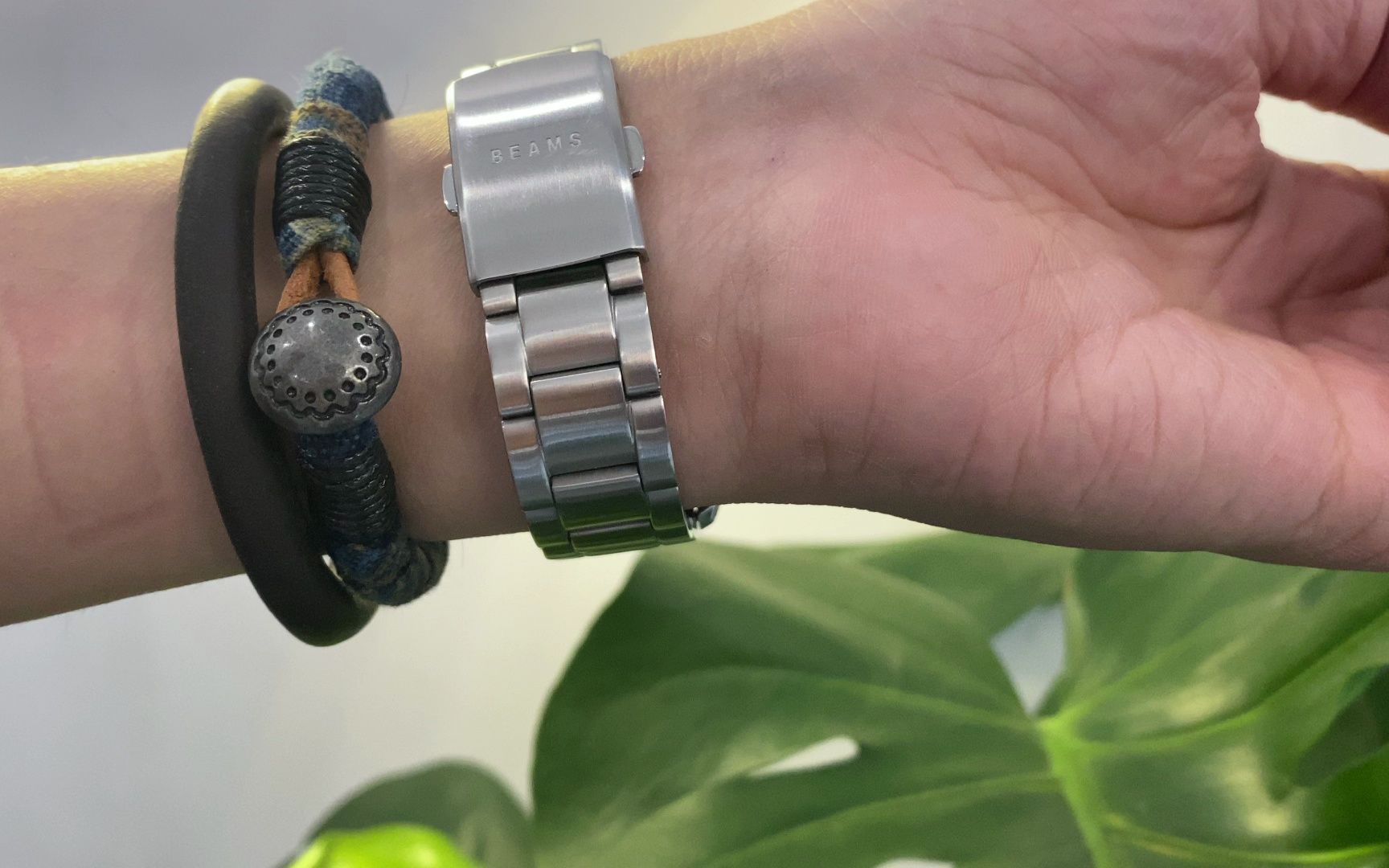 日式复古vsvm风 vintage古布の手绳 Indigo 男女蓝染手作棉麻手链