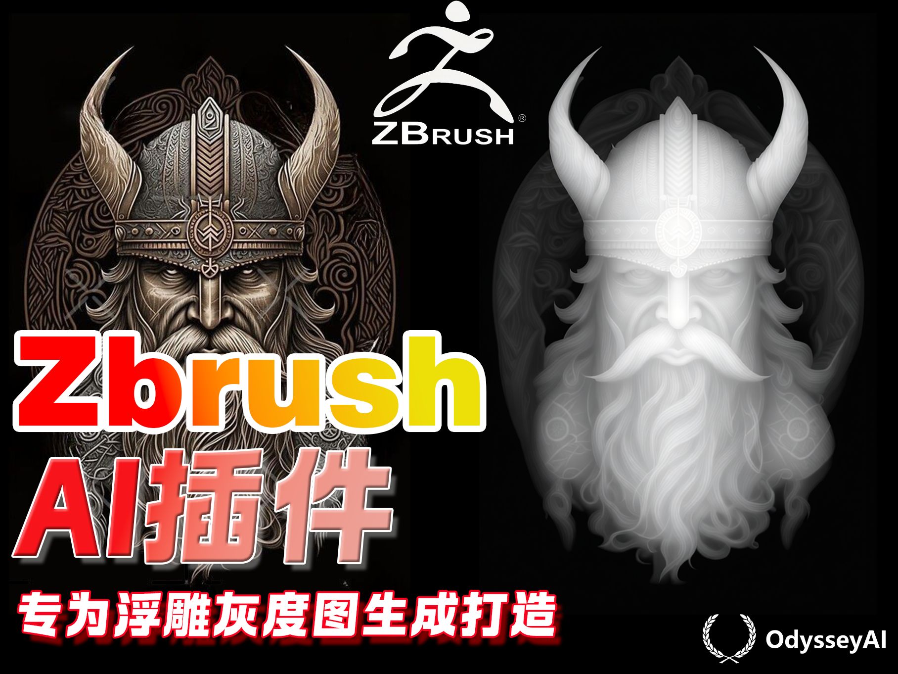 ZBrush神级AI插件!平面图片一键生成3D模型,超夸张的建模速度