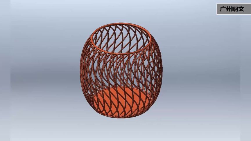 Solidworks 绘制篮子建模实例