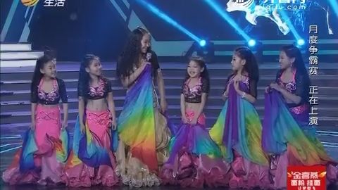 让梦想飞:最小肚皮舞老师王菲琳带领学生表演肚皮舞