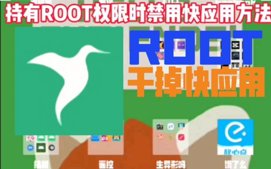 用ROOT权限干掉快应用,一劳永逸