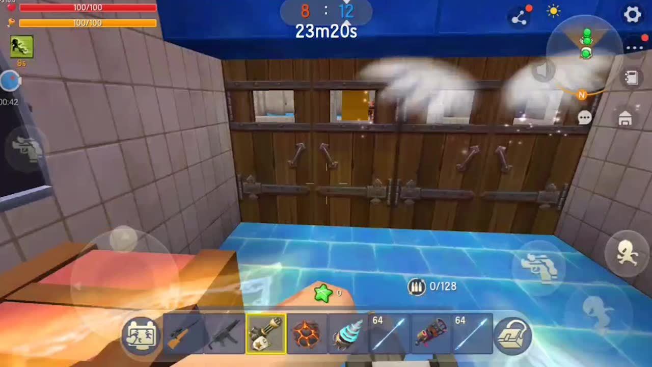 迷你世界:队友毫无用处,敌方还作弊开挂!我怎么