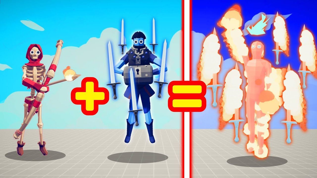 合成暖暖:火焰弓箭手 + 掷剑者_哔哩哔哩bilibili_全面战争模拟器_游戏...