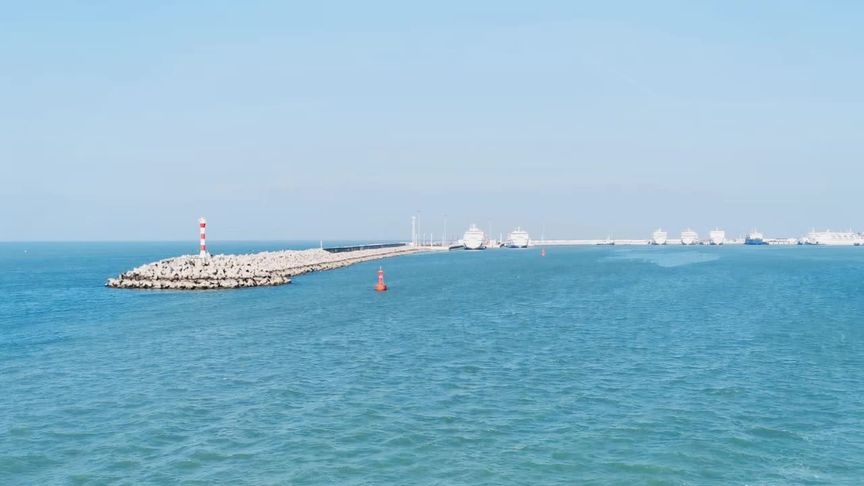 ⛴️再见啦,海南岛!海口—湛江。#港口码头 #渡轮码头 #海南岛