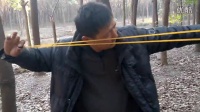 高老板介绍永恒弹弓歪把子尖瞄点扁皮筋弹弓
