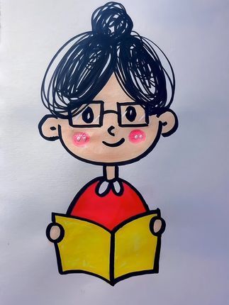 三岁小孩都会画的老师简笔画,教师节到了,画一幅送给老师吧#教师节...