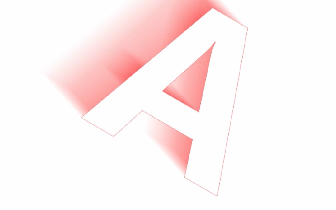 PS 文字投影效果