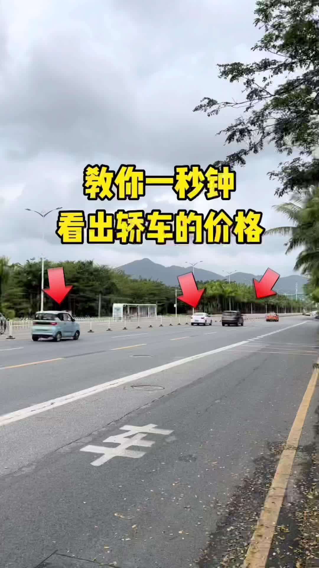 数你一秒钟看出轿车的价格