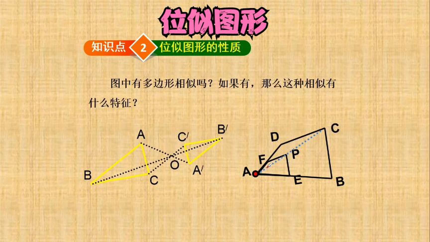 RJ数学九(下)第13讲 位似图形
