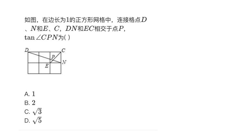 初三数学题,求tan∠CPN的值?这题需要转换