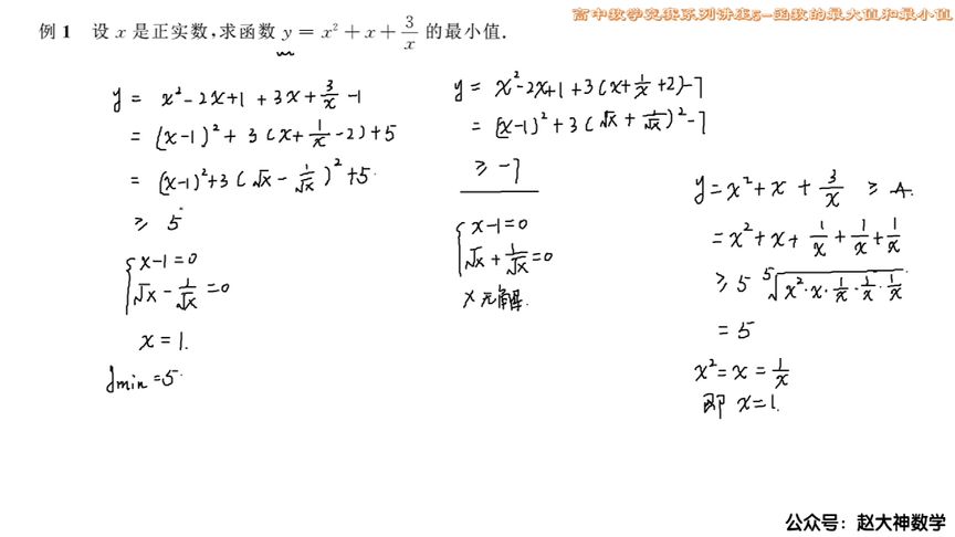 高中数学竞赛系列讲座6-函数的最大值和最小值1