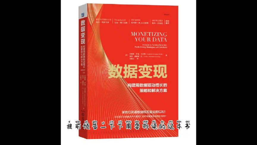 《数据变现》——构建用数据驱动增长的策略和解决方案