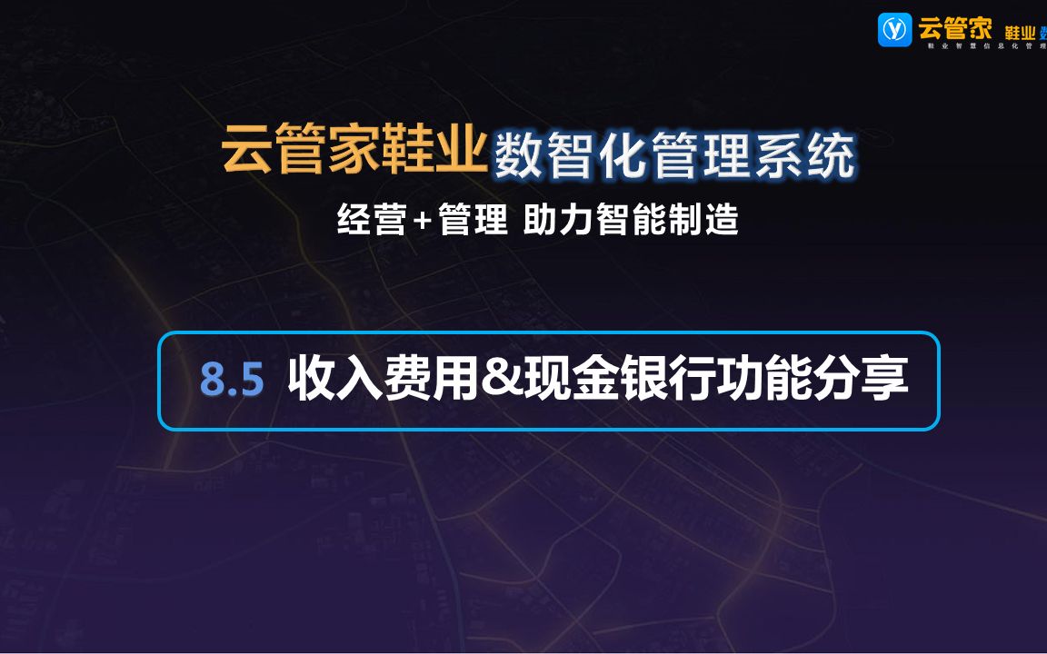 云管家鞋业ERP培训教程-8.5.1费用单