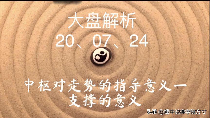 如何判断大盘止跌位置,看中枢对大盘的作用!