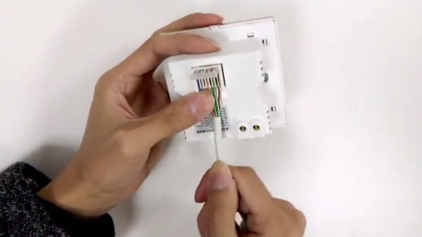 烟台网络接线服务,自压试网络面板接线,简单方便,B接法对颜色