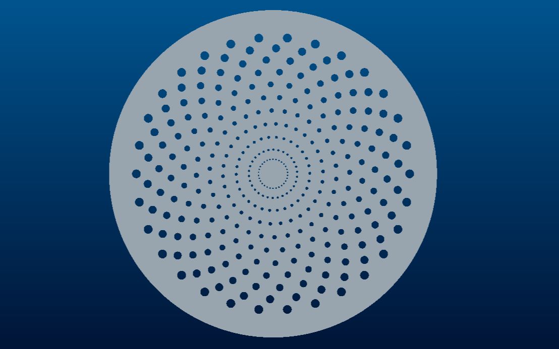 Creo/proe高级技巧-阵列技巧-音箱孔