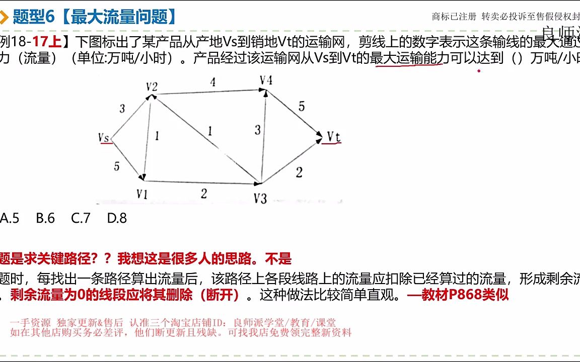 28--信息系统项目管理师精讲班第四版教材第21章-运筹学计算(中)