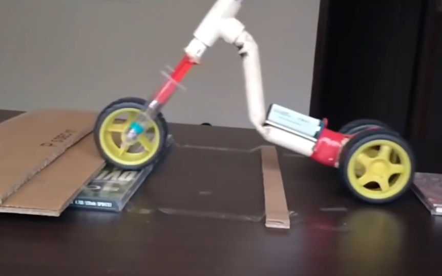 磁力减震玩具车的制作方法,小车在也不走山路了