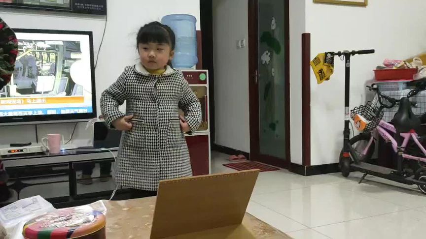 准备星期一,早上升旗仪式,表演节目