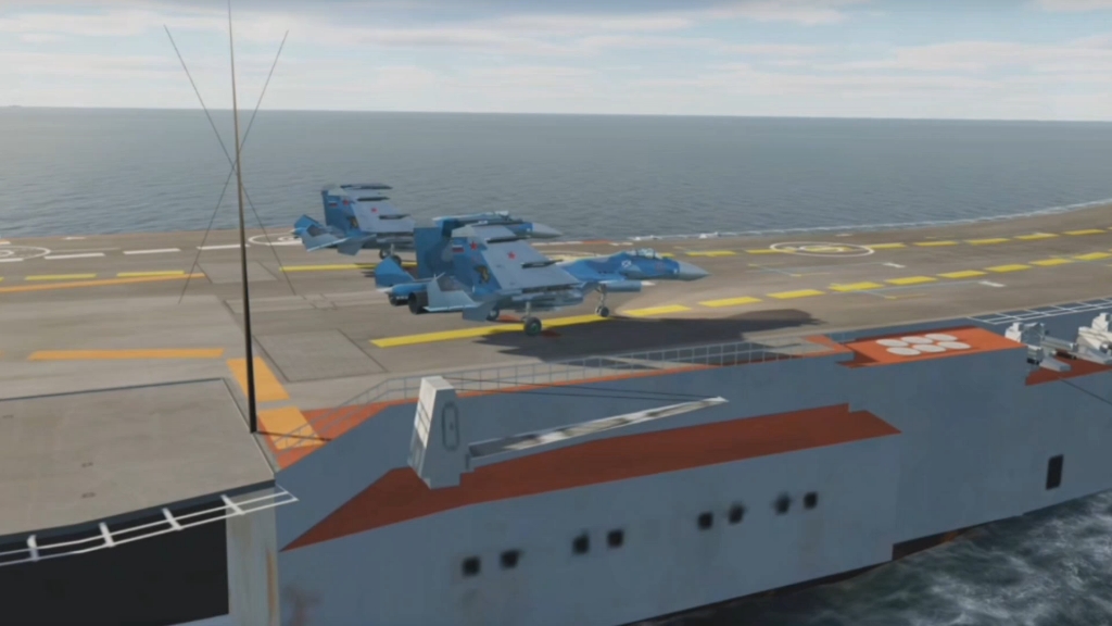 刀尖上的舞者降落海面