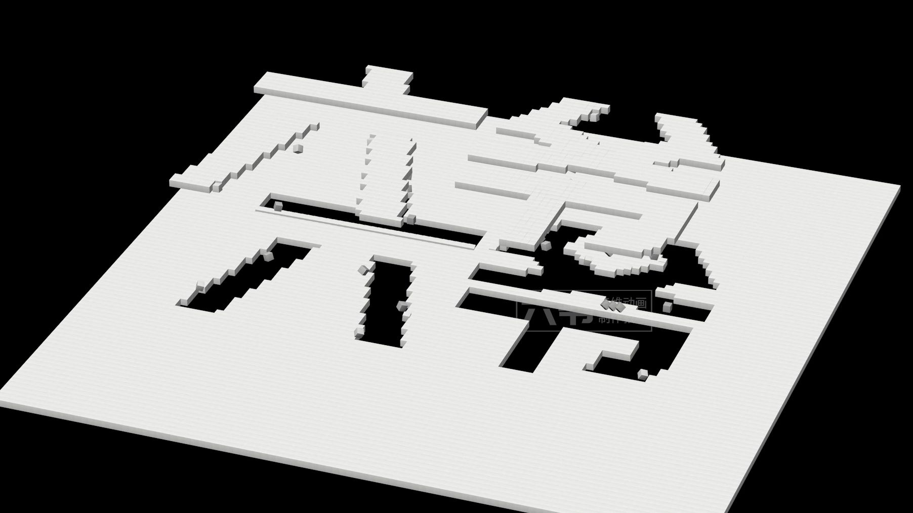 文字上升动画效果着色效果器运用C4D教程