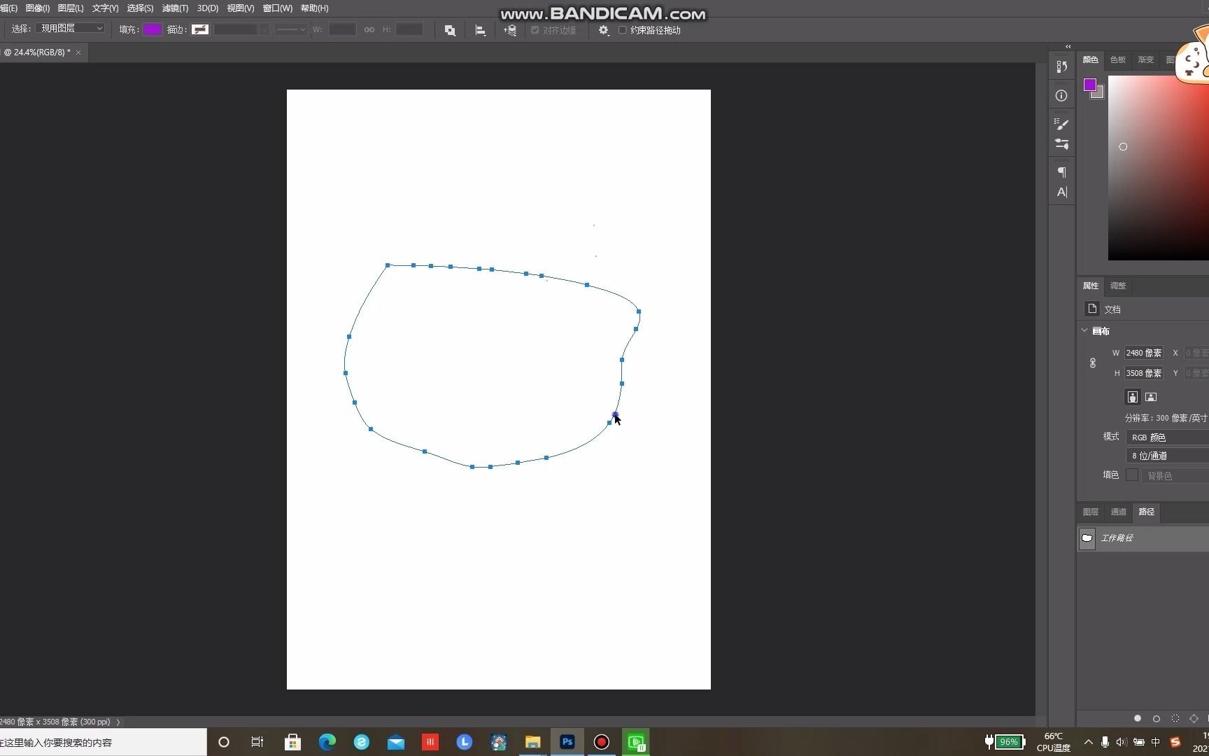 03钢笔配合描边和填充路径