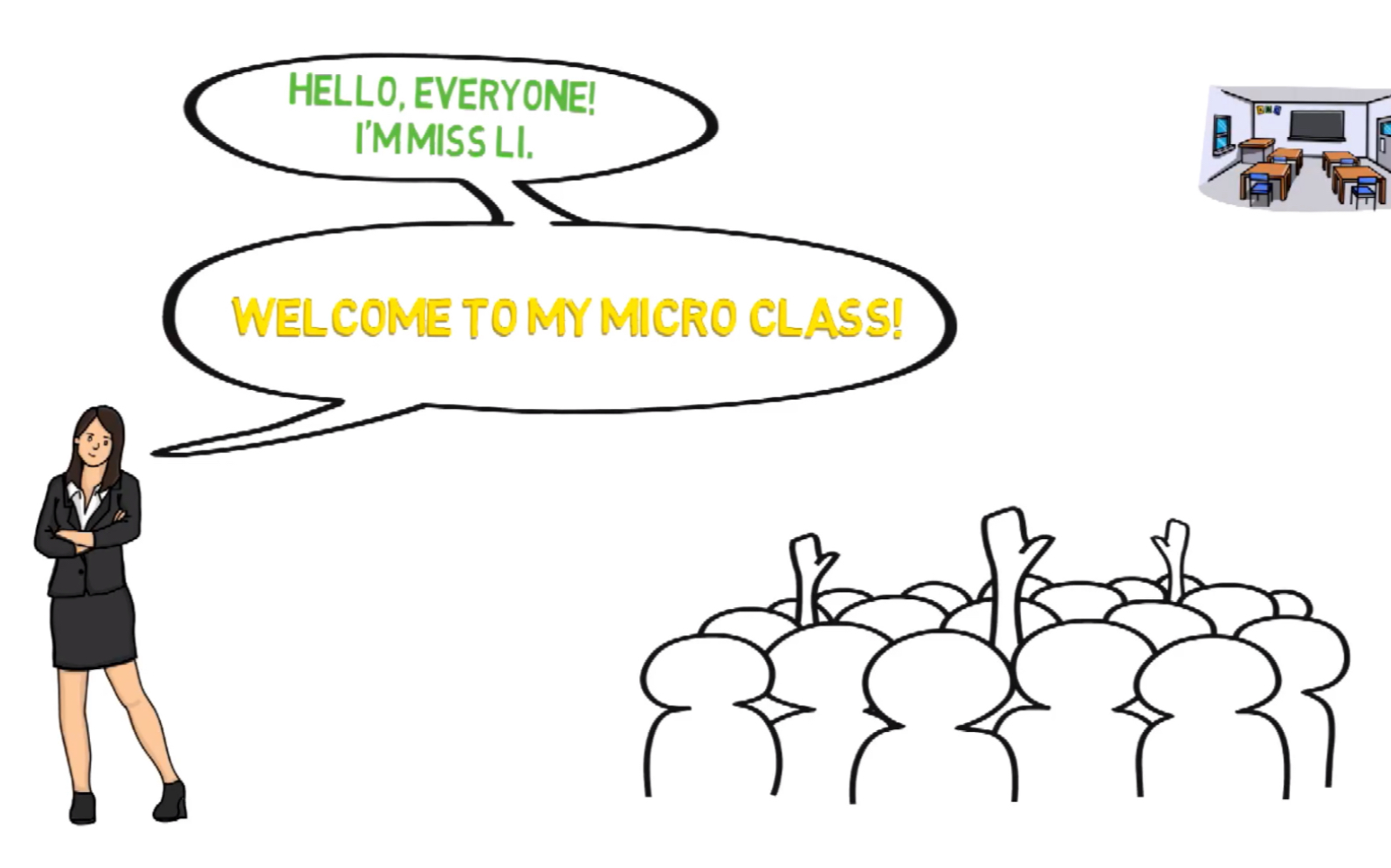 【十八线小学英语教师】|首次尝试videoscribe 制作微课—现在进行时