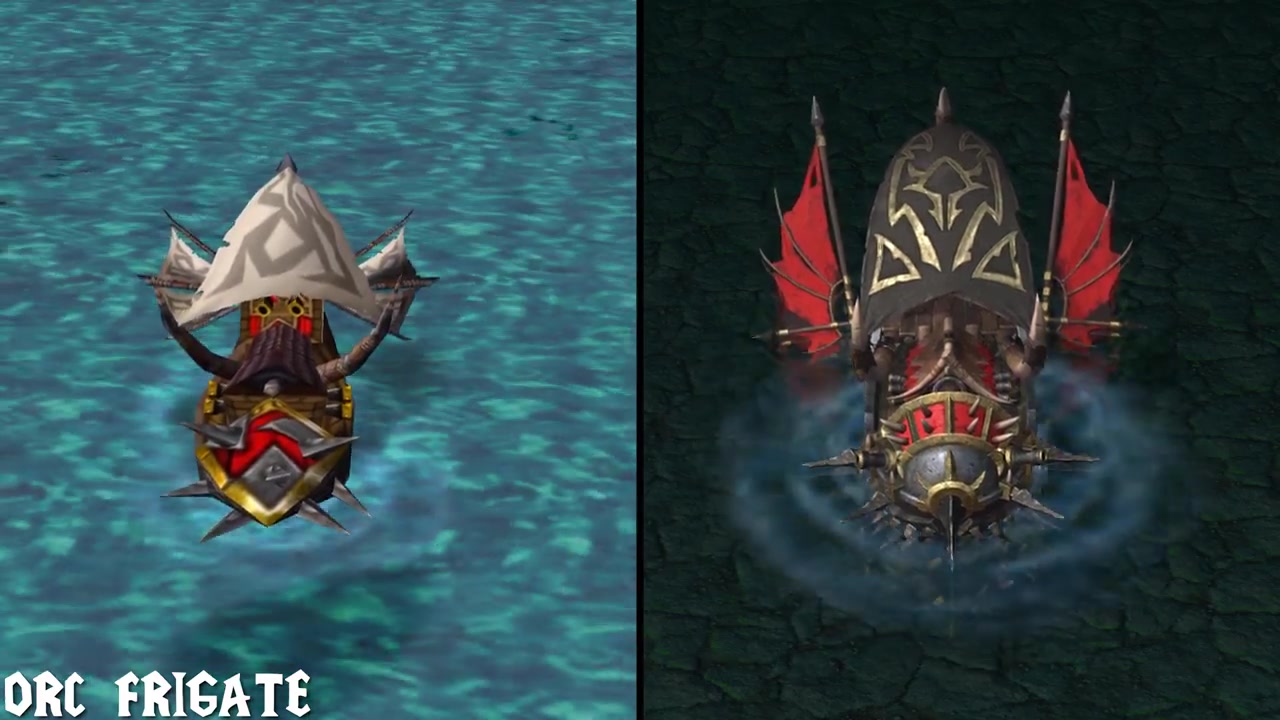 战舰世界?魔兽3重制版 所有舰船模型