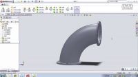 solidworks实例演示——弯管