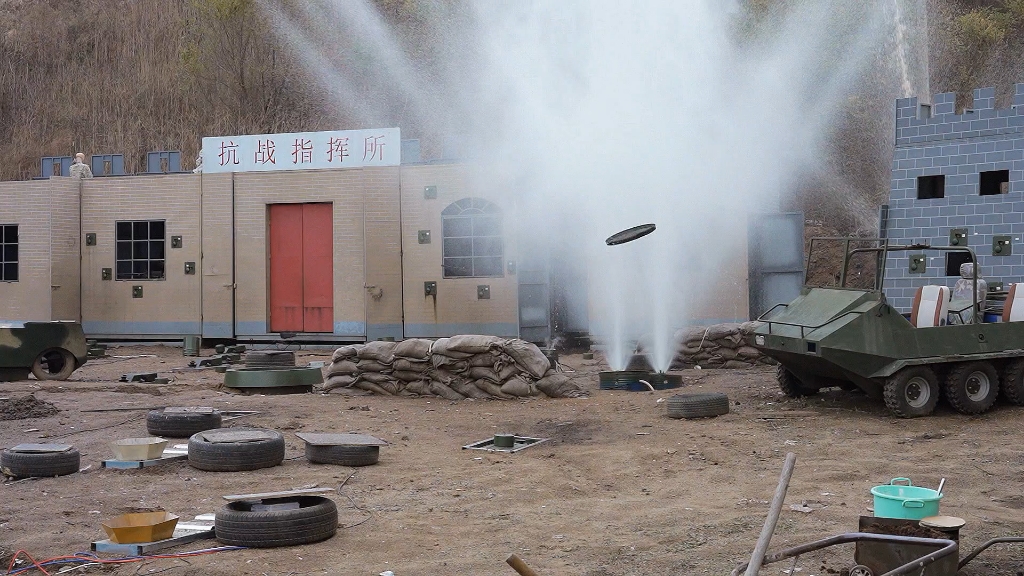 模拟情景战场爆破效果