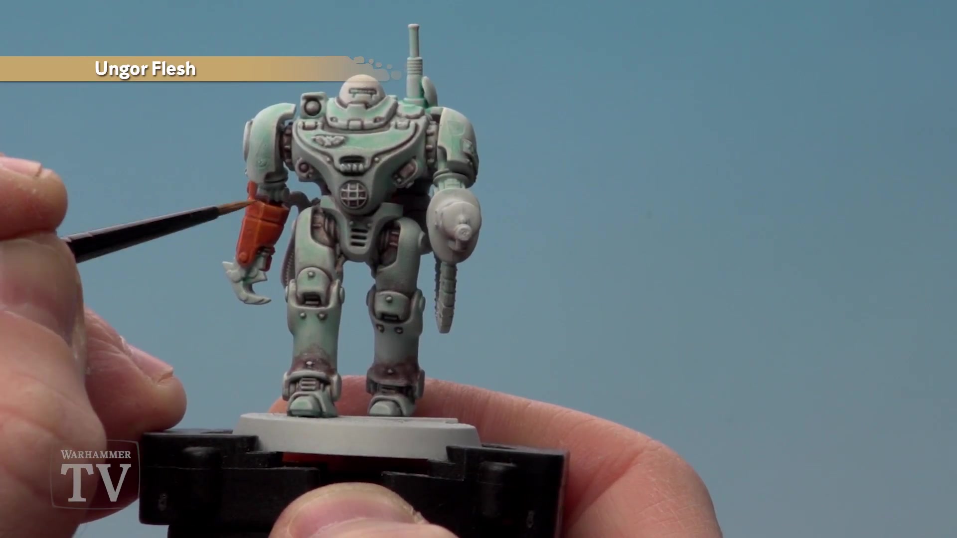 [战锤涂装] UR-025的橙色动力爪(战锤任务:黑石要塞)