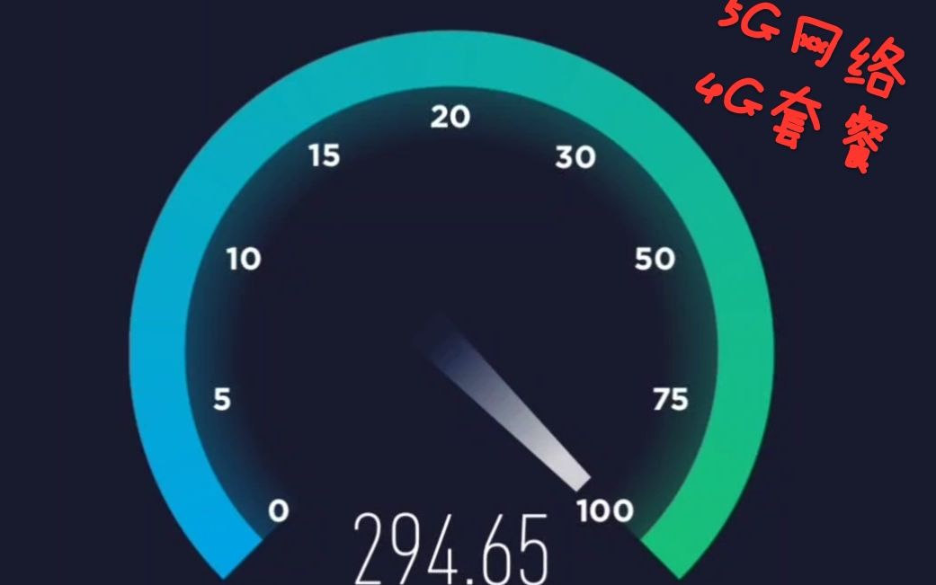 5G加持下的4G网络速度测试!