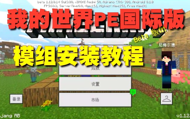 【我的世界PE国际版】 模组和材质包的安装教程