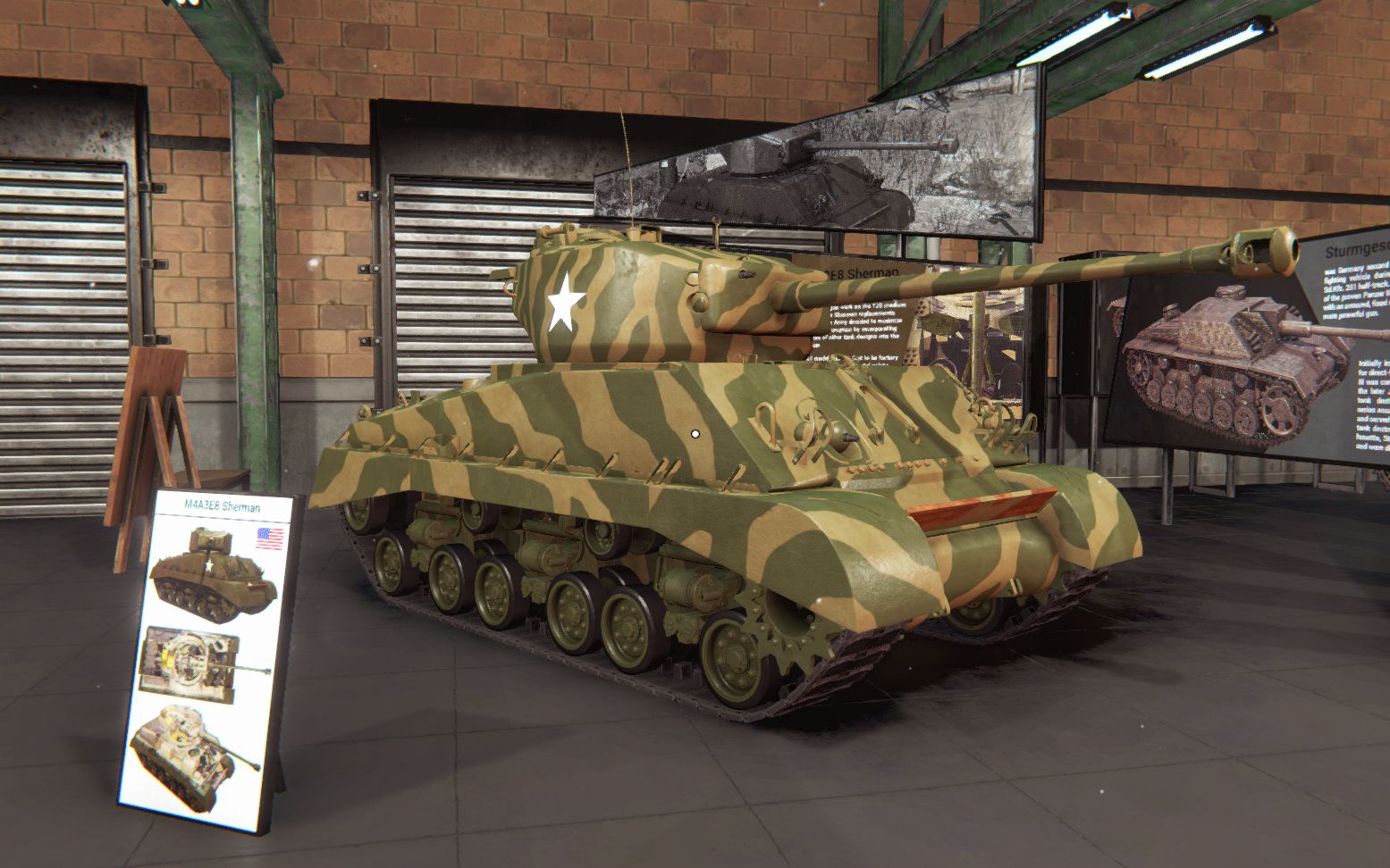 大洗模拟器(坦克维修模拟)——狂怒馒头m4a3e8