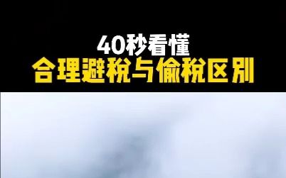 避税和偷税漏税之间的区别,你真的清楚吗?
