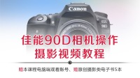 佳能90D相机操作摄影视频教程 第64集 曝光模式及曝光三要素在视频...