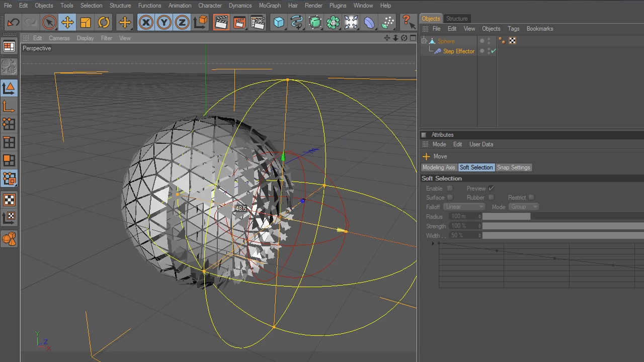 C4D高科技全息投影教程