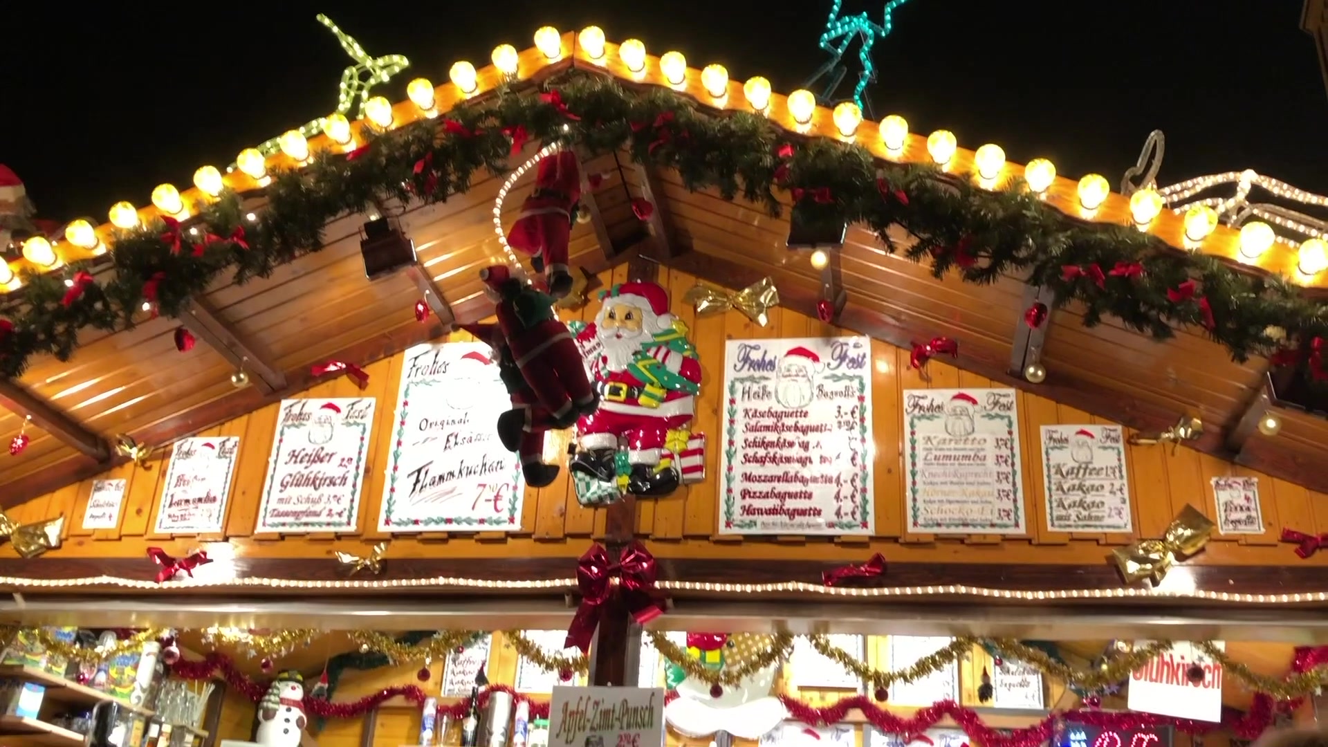 德国小城市温馨圣诞集市