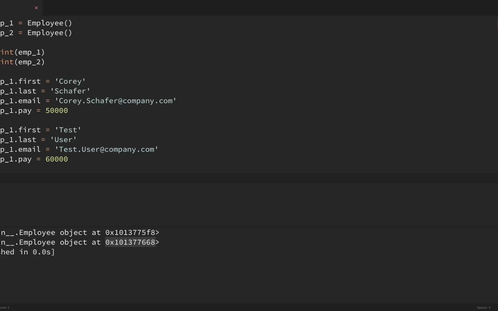 Python 类和实例 Classes and Instances