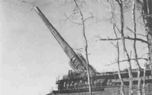 第二次世界大战,古斯塔夫巨炮开火历史影像