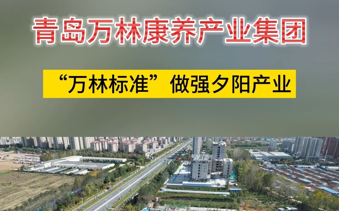 ...乡镇社区养老服务中心,万林莱西康养中心项目正加紧建设,明年9月份...