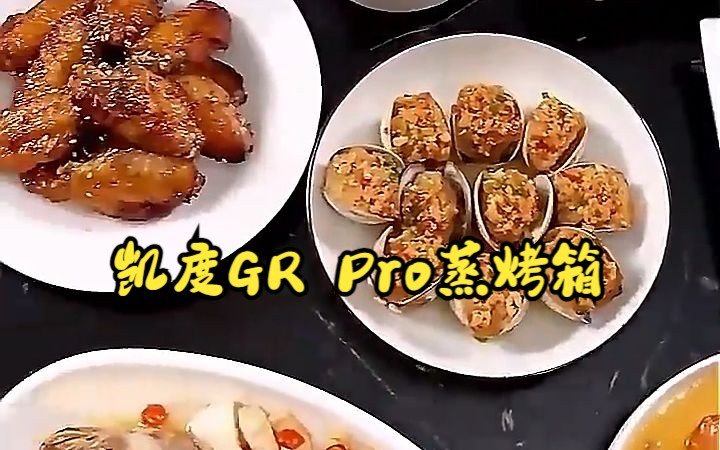 有了凯度GR Pro蒸烤箱,轻松做出大餐!