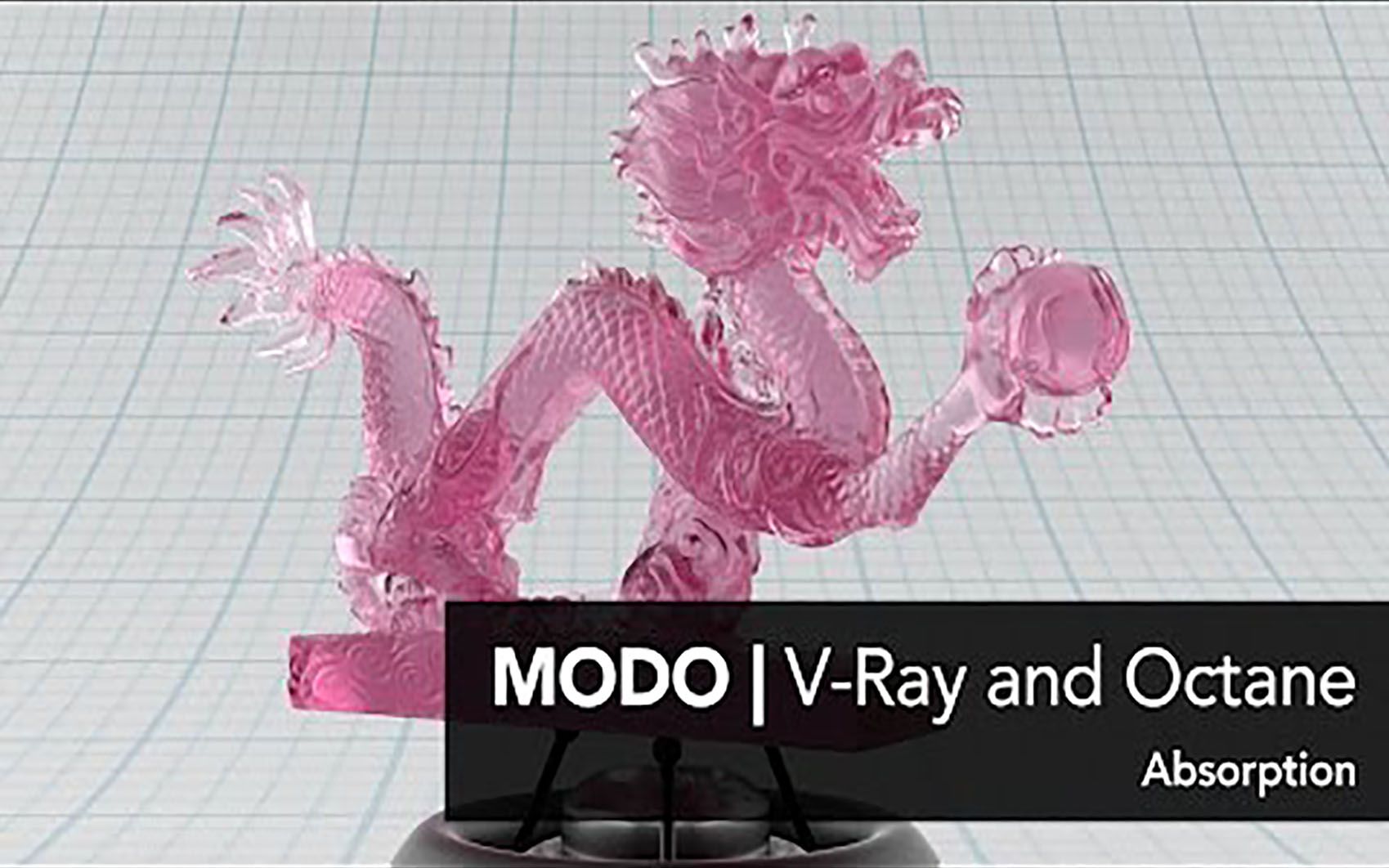 MODO中使用V-Ray和Octane渲染器(三)吸收光