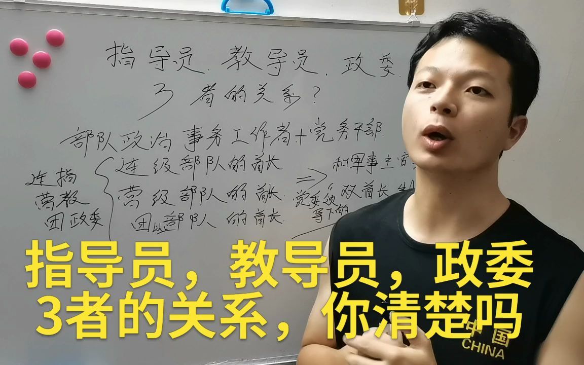 指导员、教导员、政委,这3者的关系,你清楚吗?
