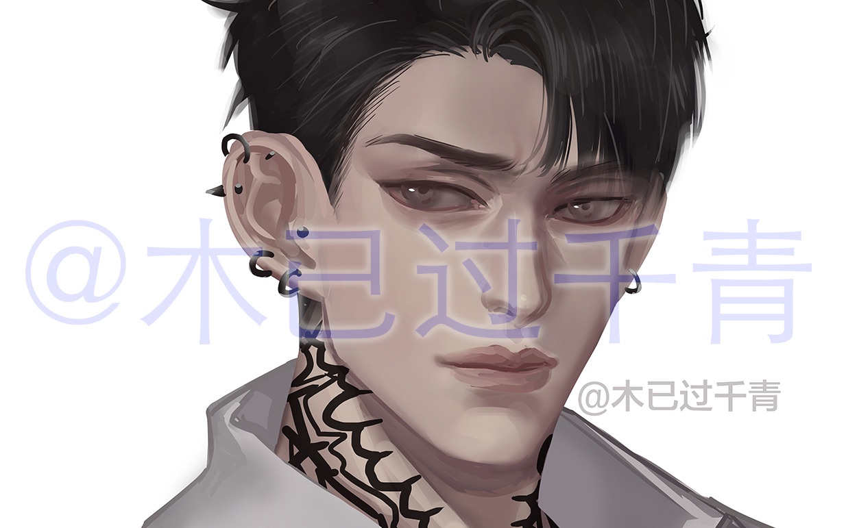 【板绘】原本想画叔结果画成青年