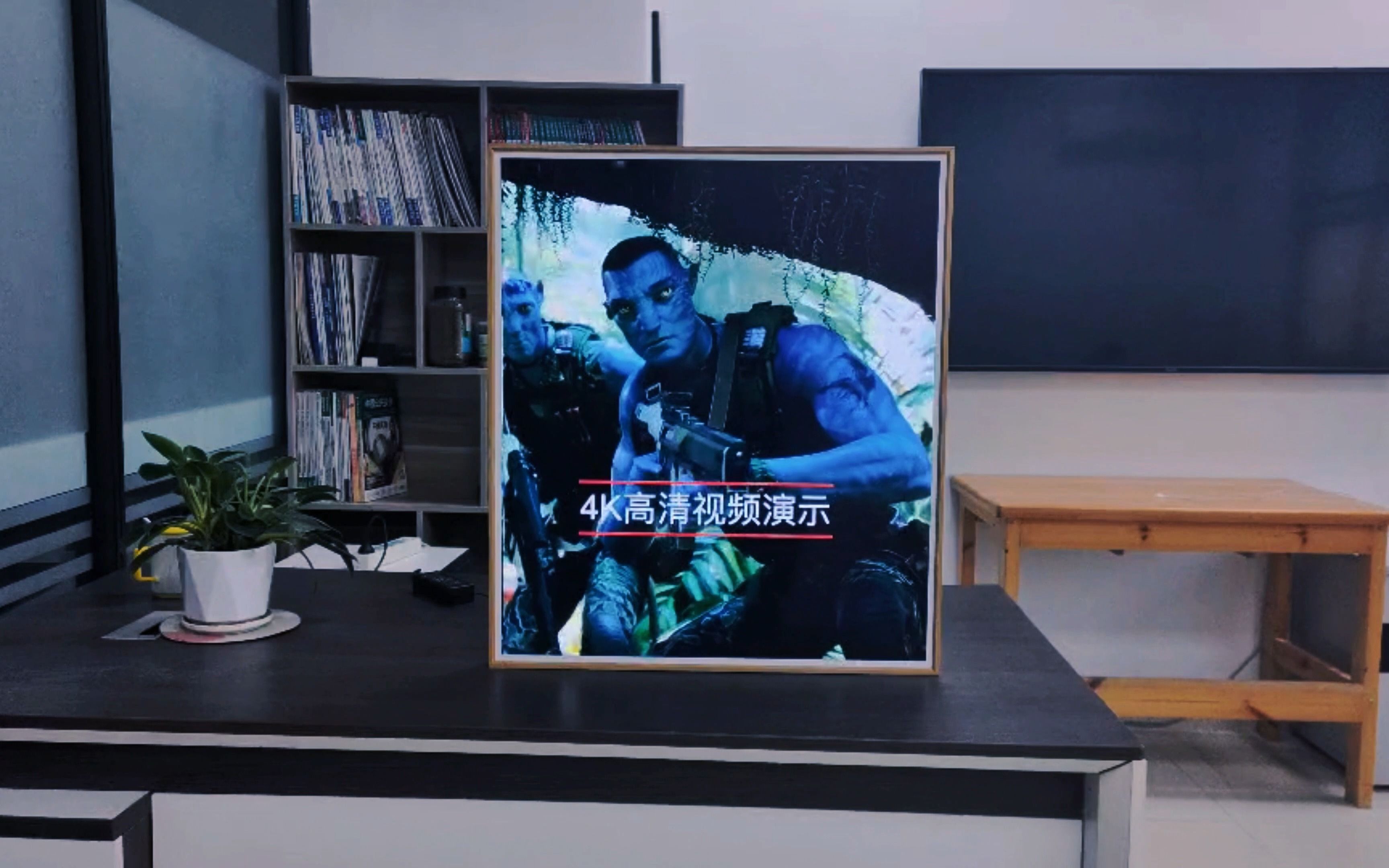 宽博正方形液晶画框屏多种尺寸支持定制,应用于艺术馆、美术馆、...